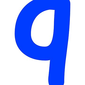 "Letter q Lower Case Alphabet Birthday Gift" Poster for Sale by Shariss ...