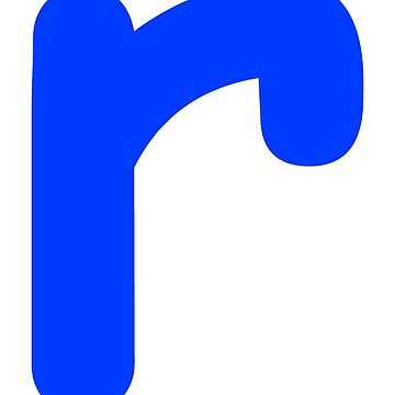 "Letter r Lower Case Alphabet Birthday Gift" Sticker for Sale by ...