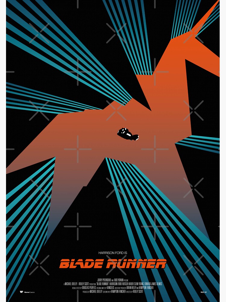 "blade runner" Sticker for Sale by mametyanto | Redbubble