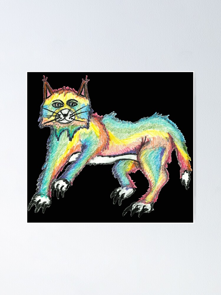 "Rainbow Fox" Poster for Sale by FjordForest | Redbubble