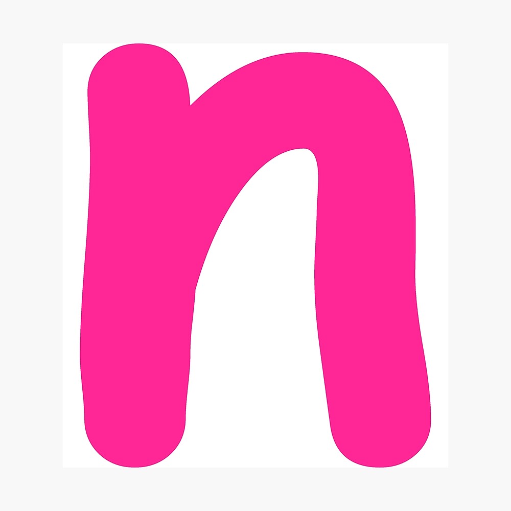 Letra N Minuscula Letras En Mayúscula