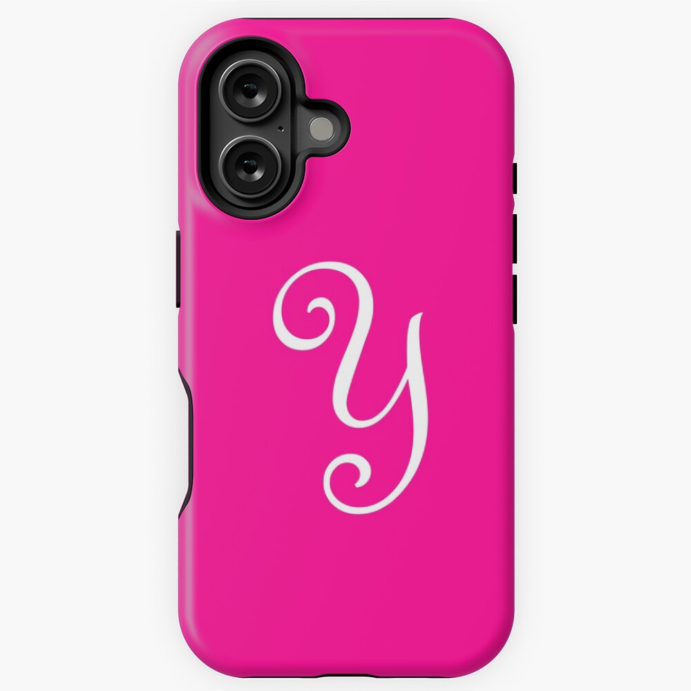 "Pink Letter y Lower Case Alphabet Girls Birthday" Sticker for Sale by ...