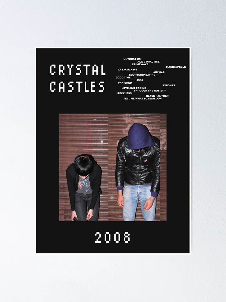 "Crystal Castles 2008 Poster" Poster for Sale by space-song | Redbubble