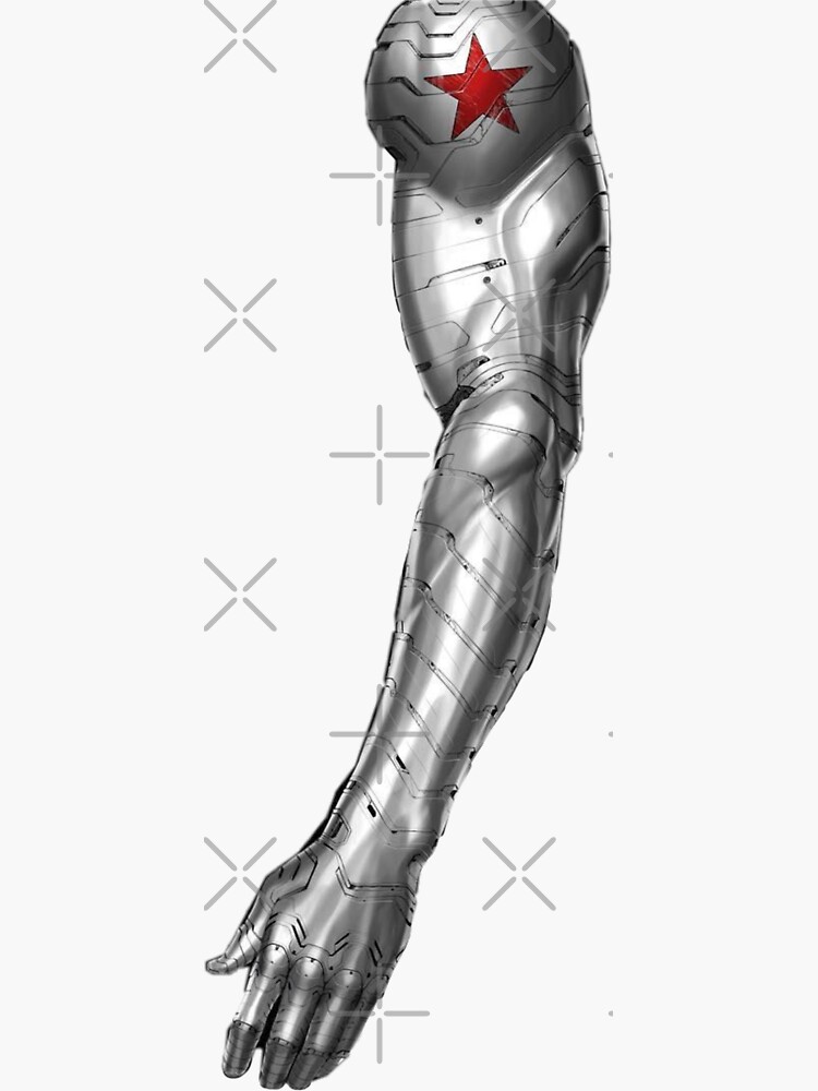 "Winter Soldier Arm" Sticker for Sale by reiano268 | Redbubble