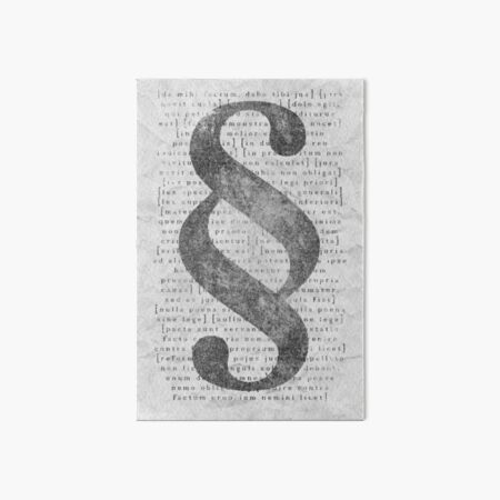 "Illustration - Paragraph in shabby vintage style" Art Board Print for ...