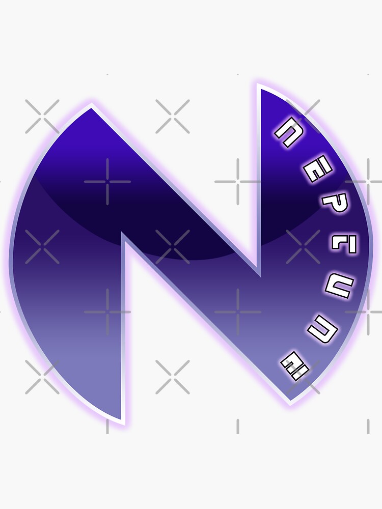 "Neptune Logo" Sticker for Sale by Fireseed-Josh | Redbubble