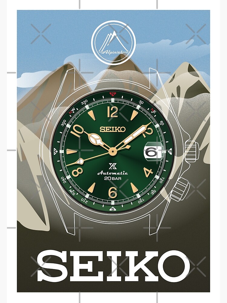 Seiko Alpinist Premium Matte Vertical Poster sold by Divya Khanna | SKU ...