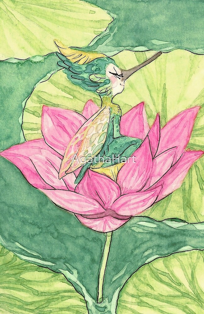 « Lotus Fairy » par AgathaHart | Redbubble