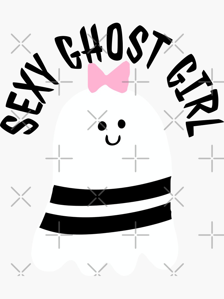 "Sexy ghost girl" Sticker for Sale by BeardedTree | Redbubble