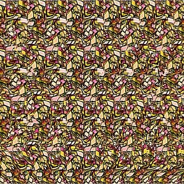 "Walking Cat Stereogram" Poster for Sale by JMarP | Redbubble