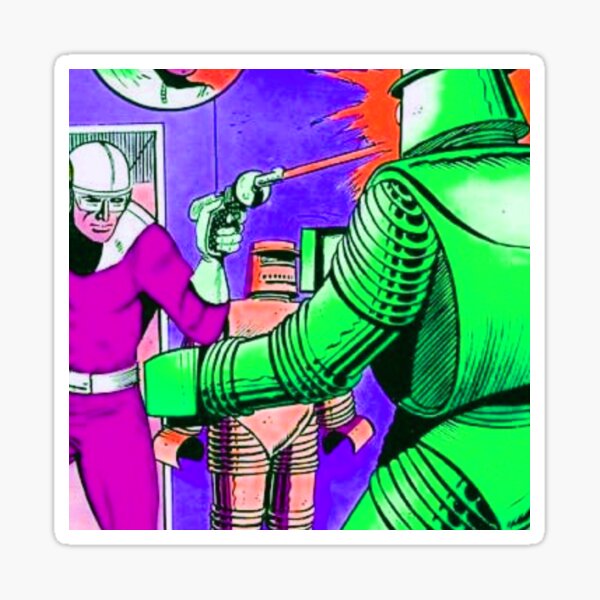 "Vintage Comic book" Sticker for Sale by Beccilynn | Redbubble