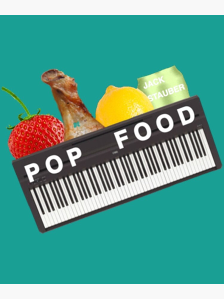 Póster «Jack stauber pop food logo realista portada del álbum merch» de ...