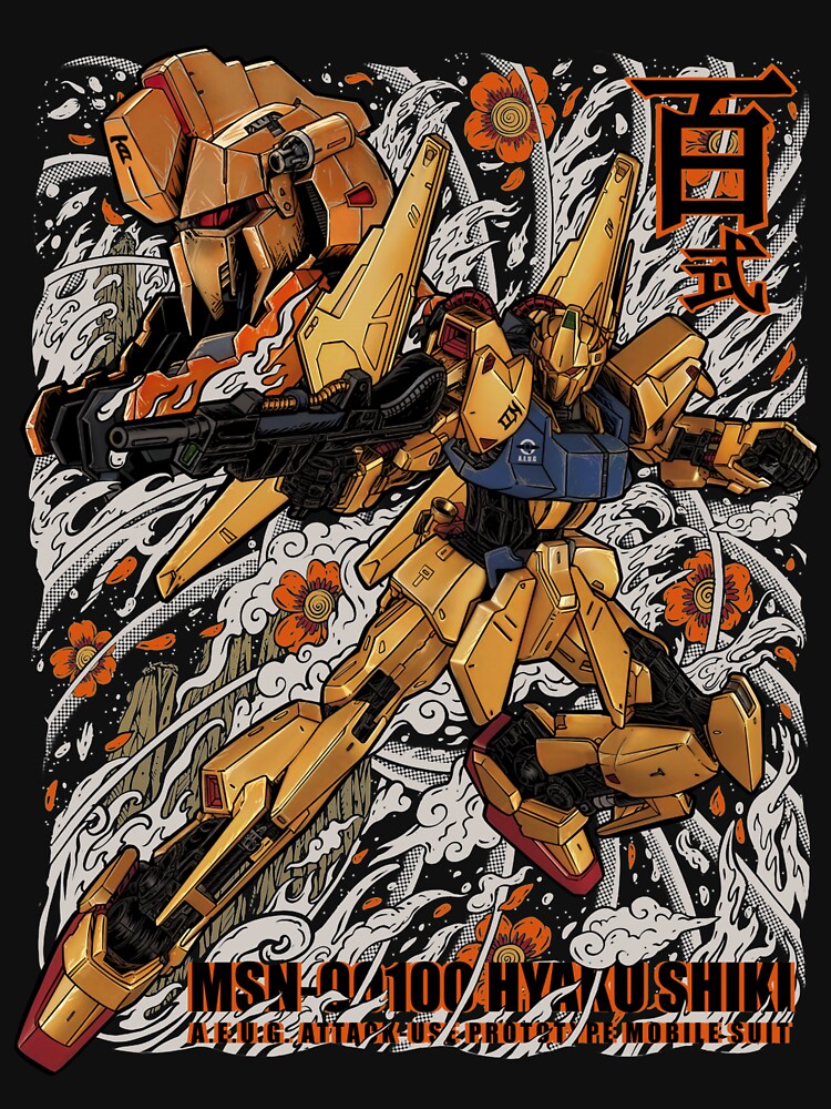 "MSN-00100 Hyaku Shiki" Essential T-Shirt for Sale by iNNasinifering ...