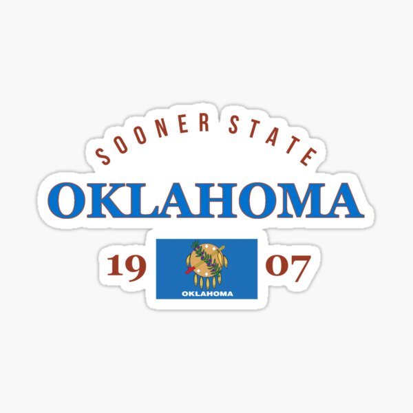 "Oklahoma Pride State Flag Native " Sticker for Sale by jtrenshaw ...