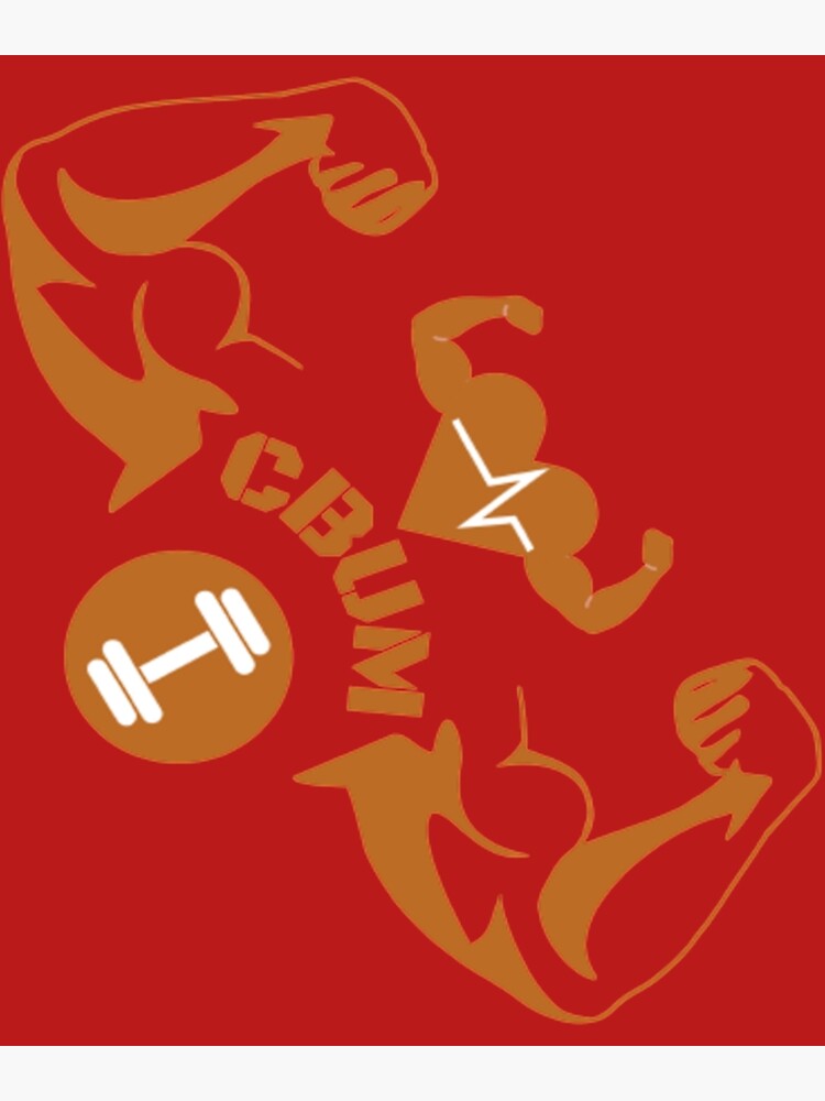 "CBUM-Bodybuilding-Legende Chris Bumstead" Poster von WVGritAndCo ...