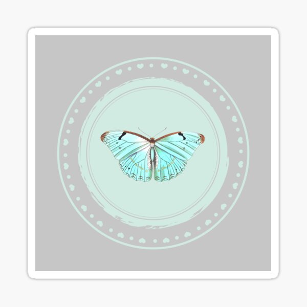 "Butterfly-3rd Edition" Sticker for Sale by Megan-Alice | Redbubble