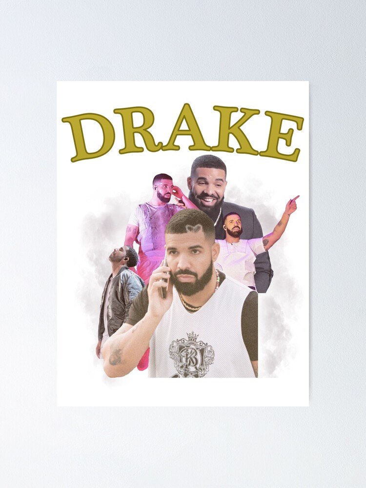"Drake Retro Graphic" Poster for Sale by hamzawaheed729 | Redbubble