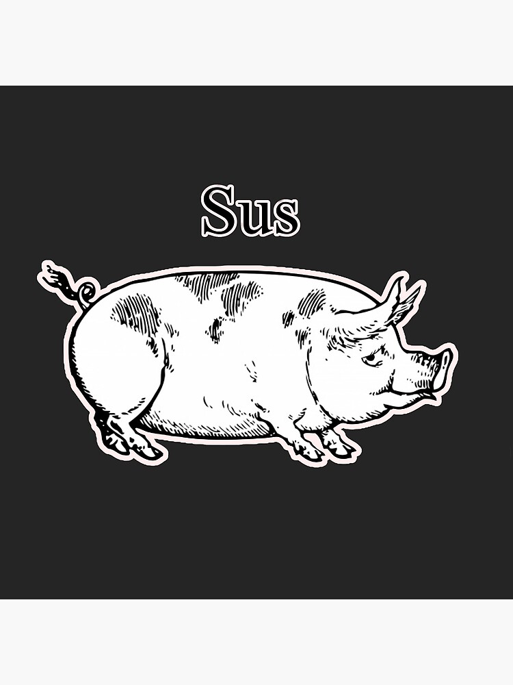"Sus Pig Swine Boar Suidae" Poster for Sale by twigfellow | Redbubble