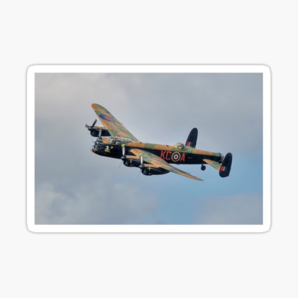 "Battle of Britain Memorial Flight Lancaster " Sticker for Sale by ...