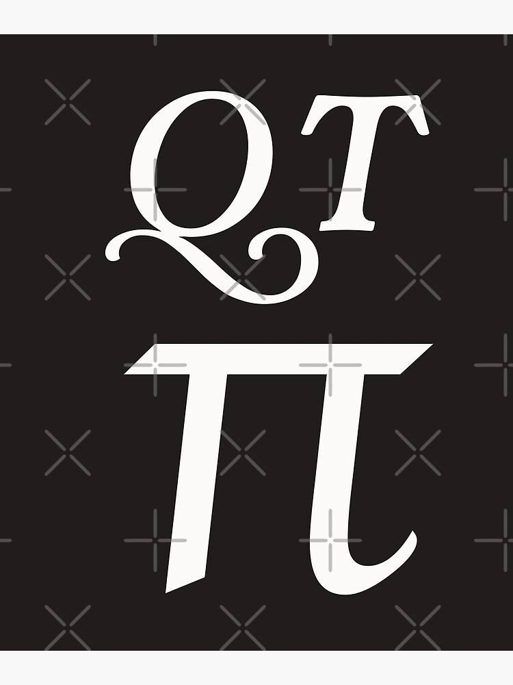 "QT Pi Day Cutie Pie Funny Math Pun Mathematics Teacher Joke" Poster by ...