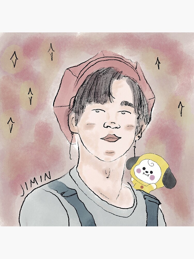 "JIMIN BTS FAN ART BT21" Poster for Sale by artspjulieta | Redbubble