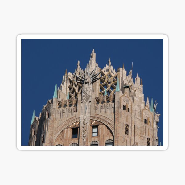 "General Electric Building, New York" Sticker by dct66 | Redbubble