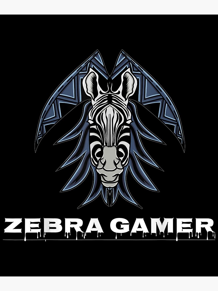 Lámina fotográfica «Diseño gráfico del controlador Zebra Gamer para ...