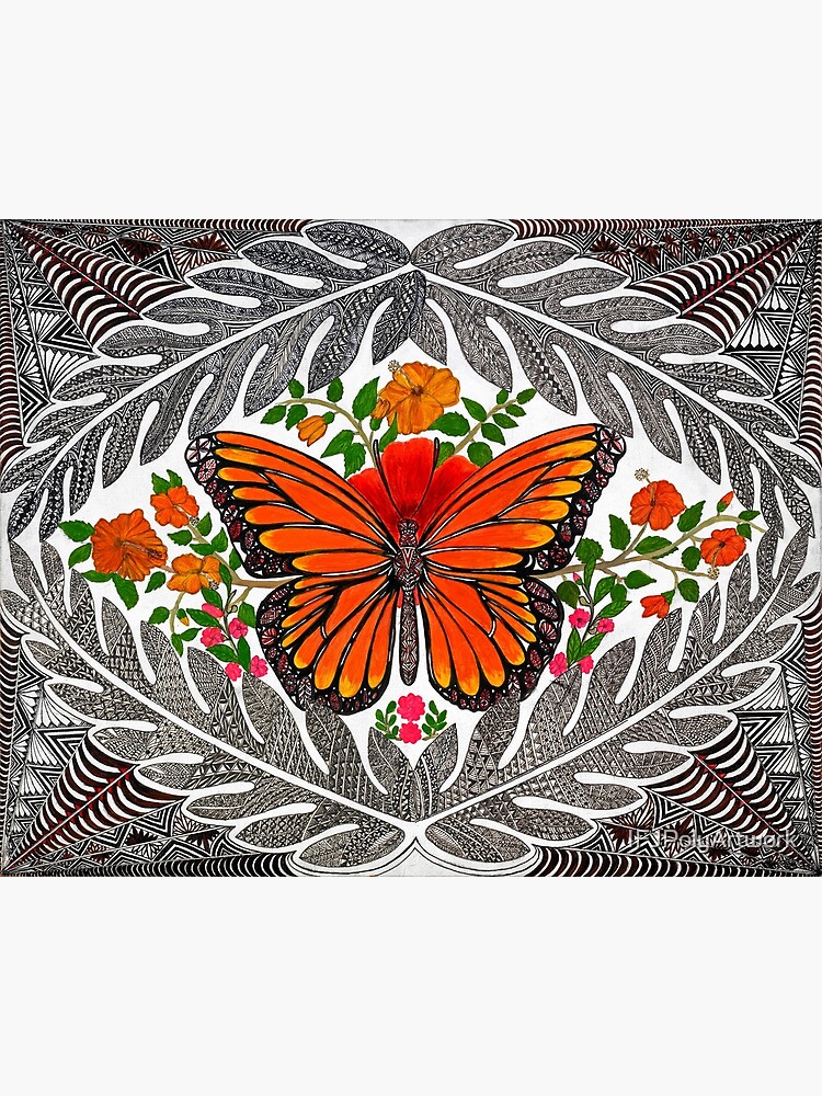 "Kupesi Butterfly" Poster by IFJPolyArtwork | Redbubble