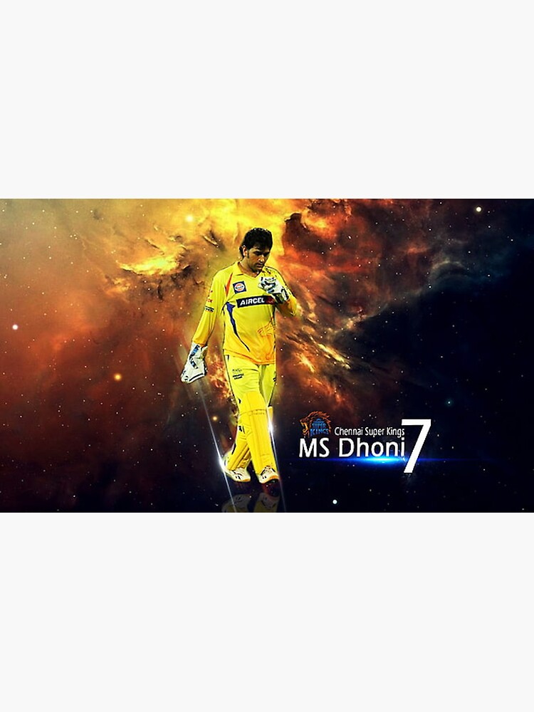 "MS Dhoni - Chennai super kings" Sticker for Sale by florum | Redbubble