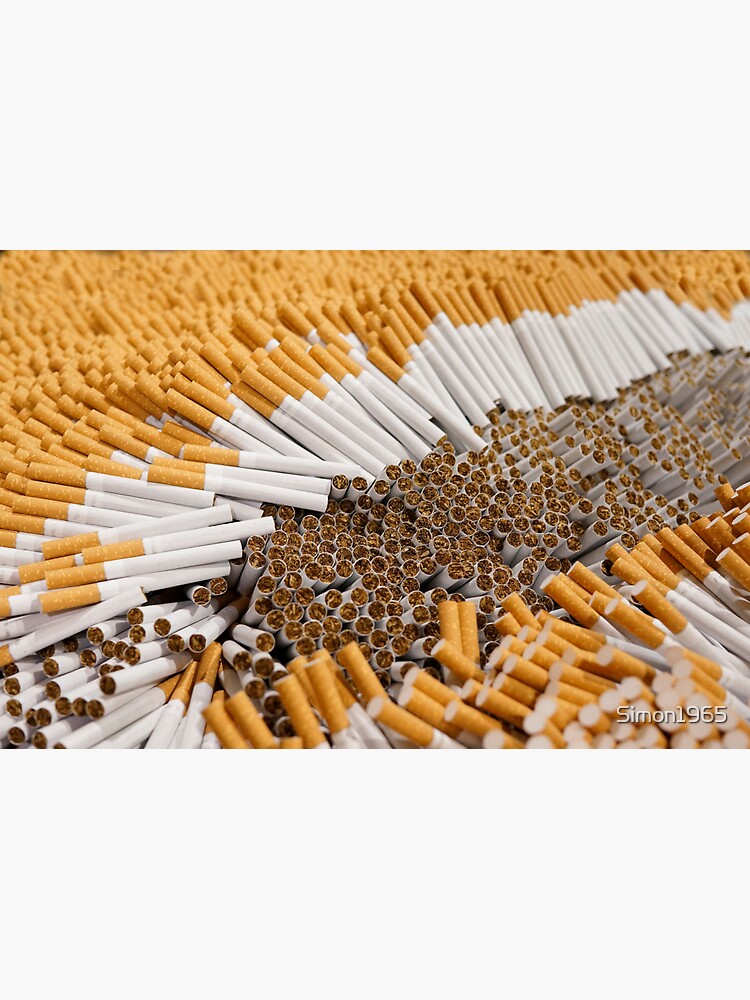 "Cigarettes" Sticker for Sale by Simon1965 | Redbubble