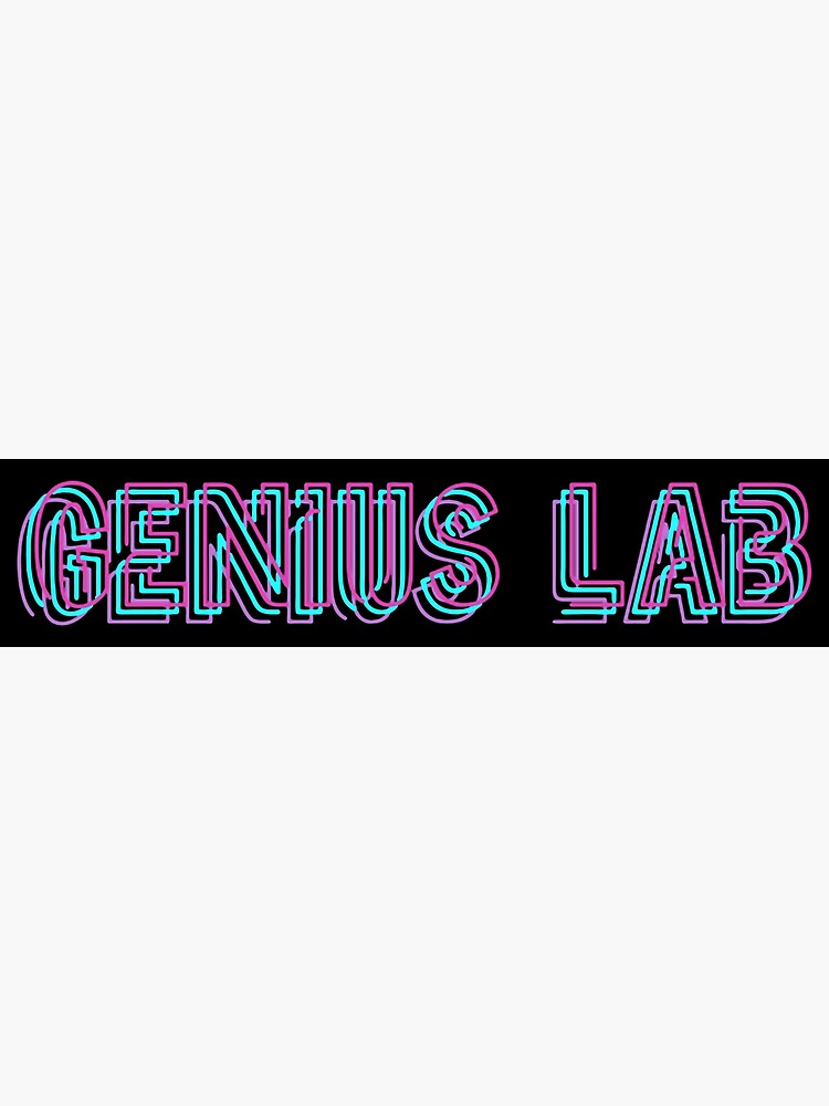 "Genius Lab" Poster for Sale by kartunis | Redbubble