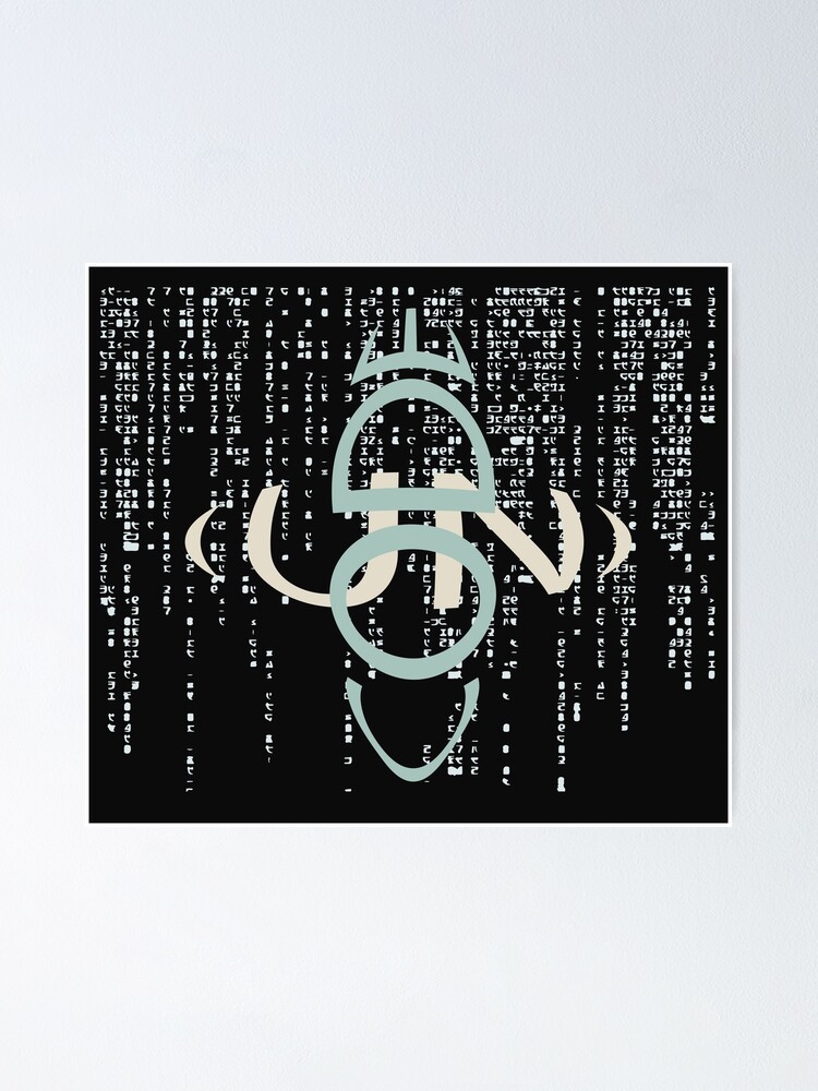 "I Unicode Sticker" Poster for Sale by mlutfuavci | Redbubble