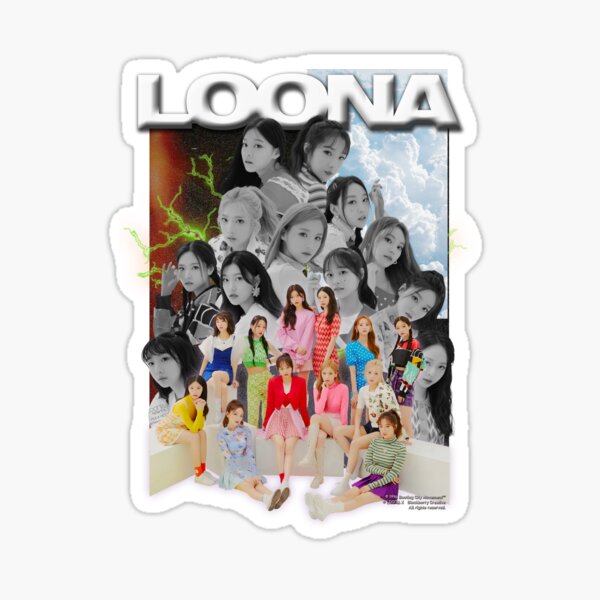 "LOONA 'Hula Hoop'" Sticker for Sale by bcm1996manila | Redbubble