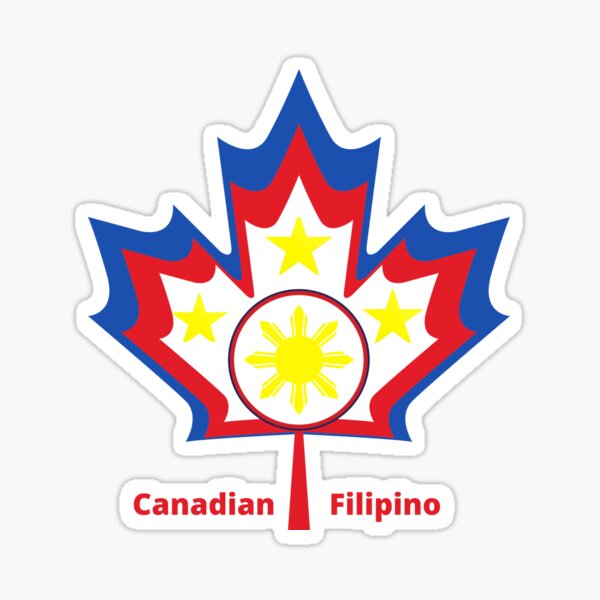 "Canadian Filipino" Sticker for Sale by Zbench | Redbubble