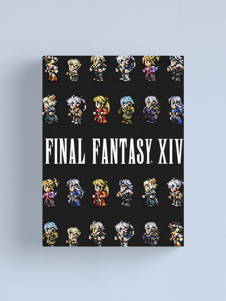 "Final Fantasy XIV 14 - Sprites PIXEL SPRITE Essential" Canvas Print by ...