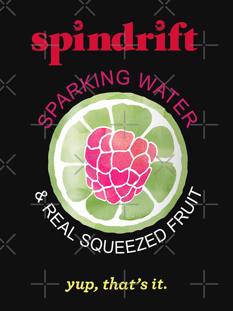 "Love Spindrift Sparkling Water Raspberry Lime" T-shirt for Sale by ...