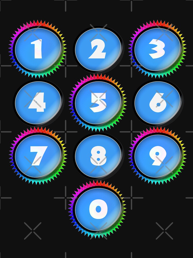 "Numberblocks - blue color" T-shirt for Sale by ZOBBI | Redbubble ...