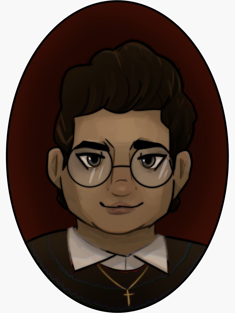 "wwdits guillermo portrait" Sticker for Sale by vividlycoby | Redbubble