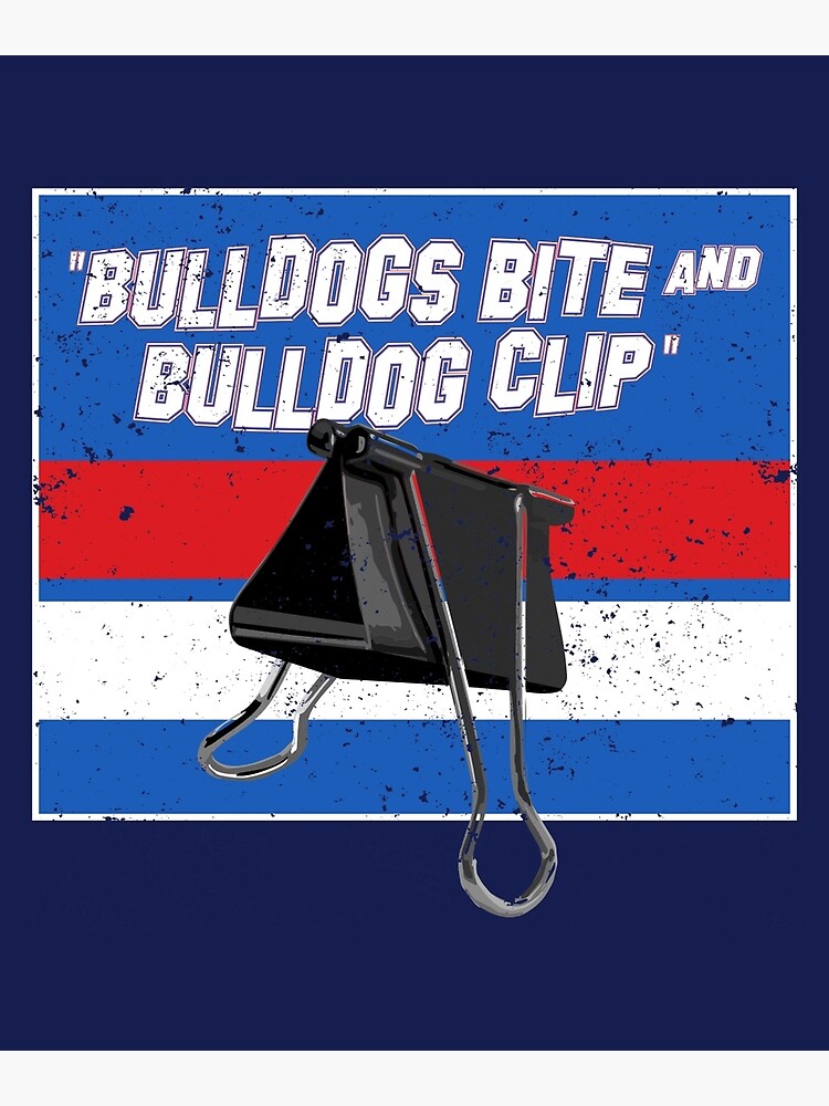 "Bulldogs Bite and Bulldog Clip?" Poster for Sale by GoodForFooty ...