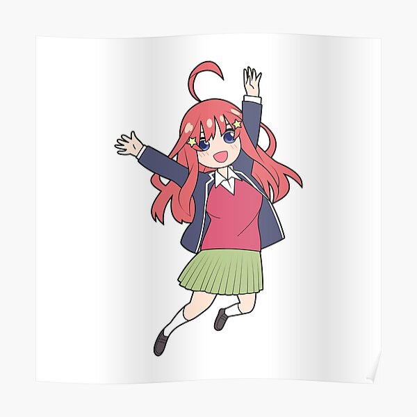 "The Quintessential Quintuplets Nakano Itsuki Chibi" Poster for Sale by ...