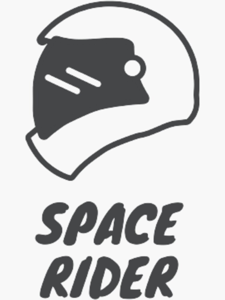 "Space Rider - Space Design" Sticker for Sale by TERRATOR | Redbubble