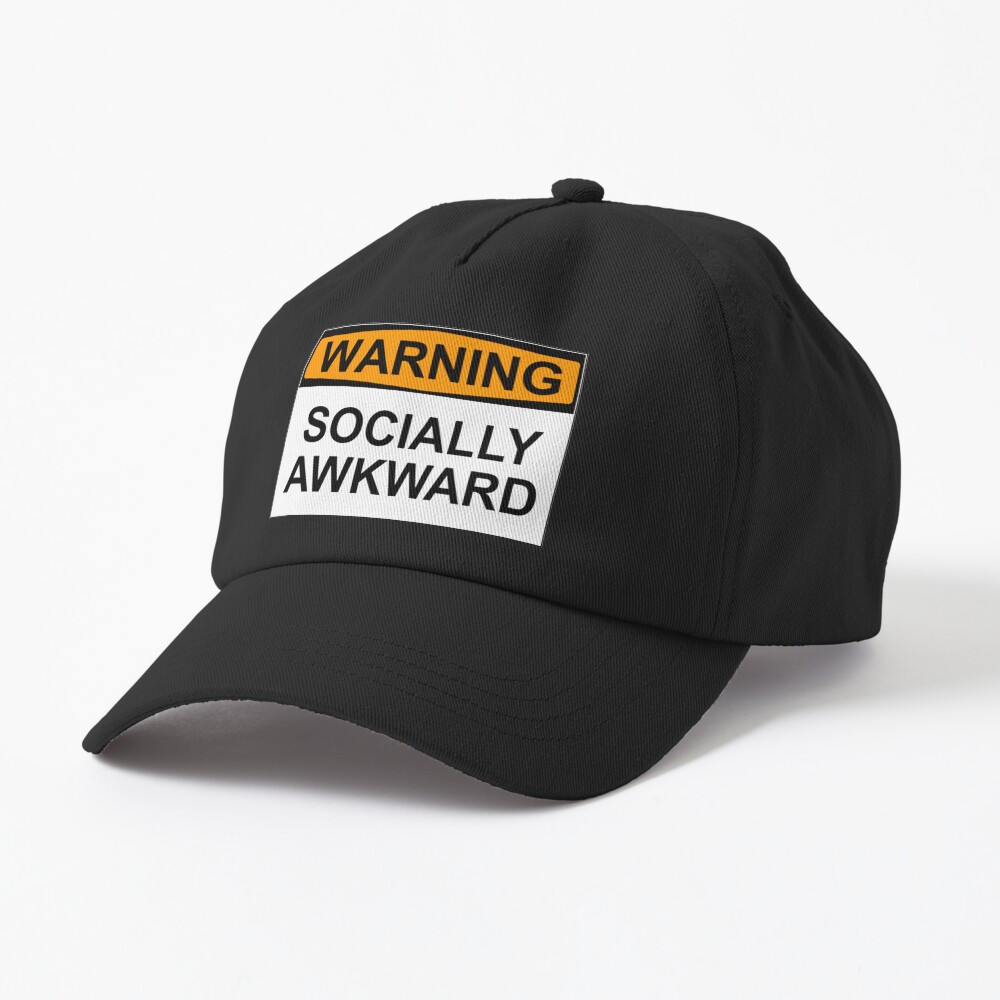 "WARNING: SOCIALLY AWKWARD" Sticker for Sale by wanungara | Redbubble