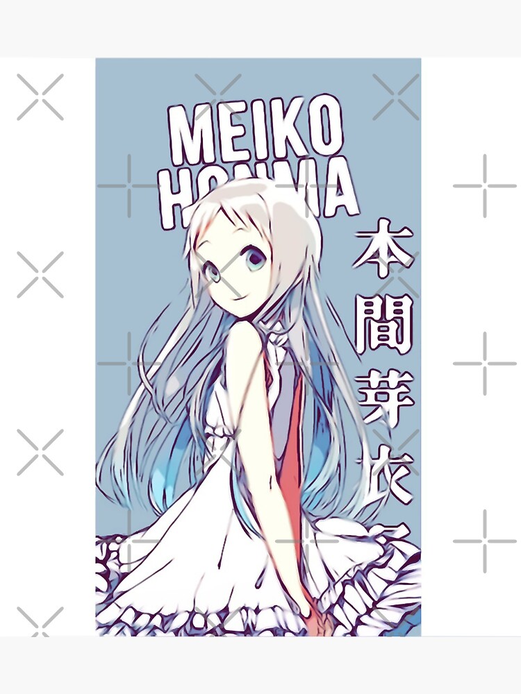 "Meiko blue poster" Sticker for Sale by HardmanVicki | Redbubble