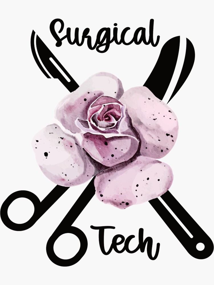 "Surgical Tech Surgical Technologist Scrub Tech " Sticker for Sale by ...