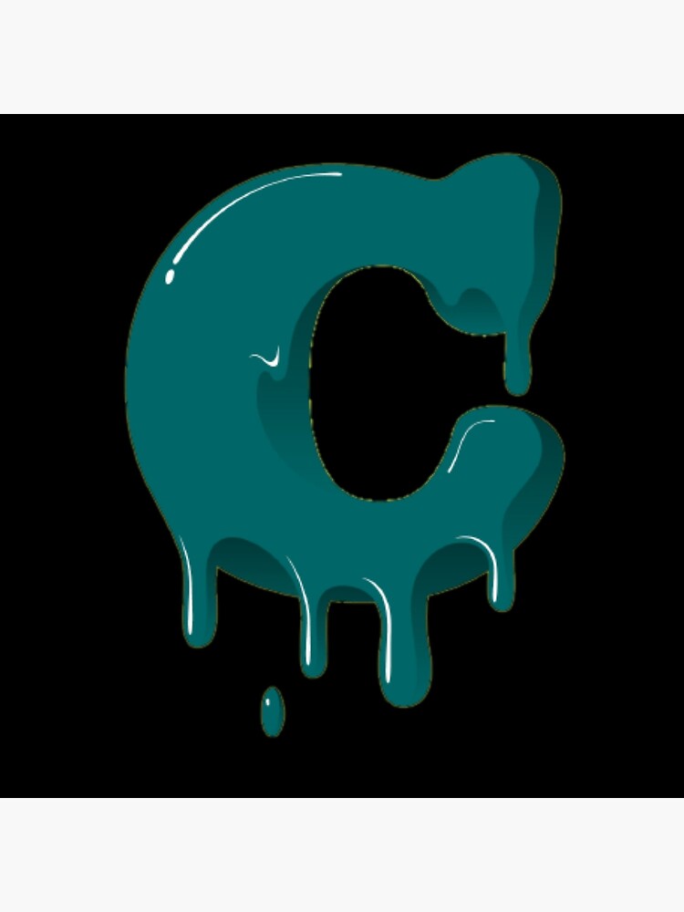"Melting letter C trendy design" Poster for Sale by Typodrama | Redbubble