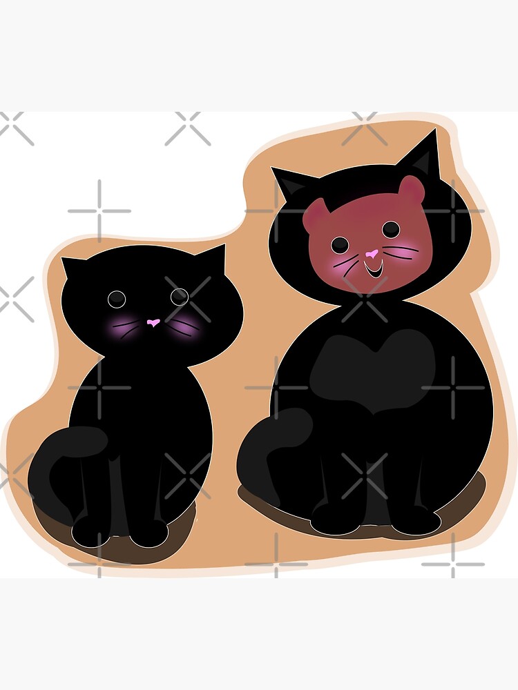 "Demon Cat Imposter " Poster by dani-villager | Redbubble