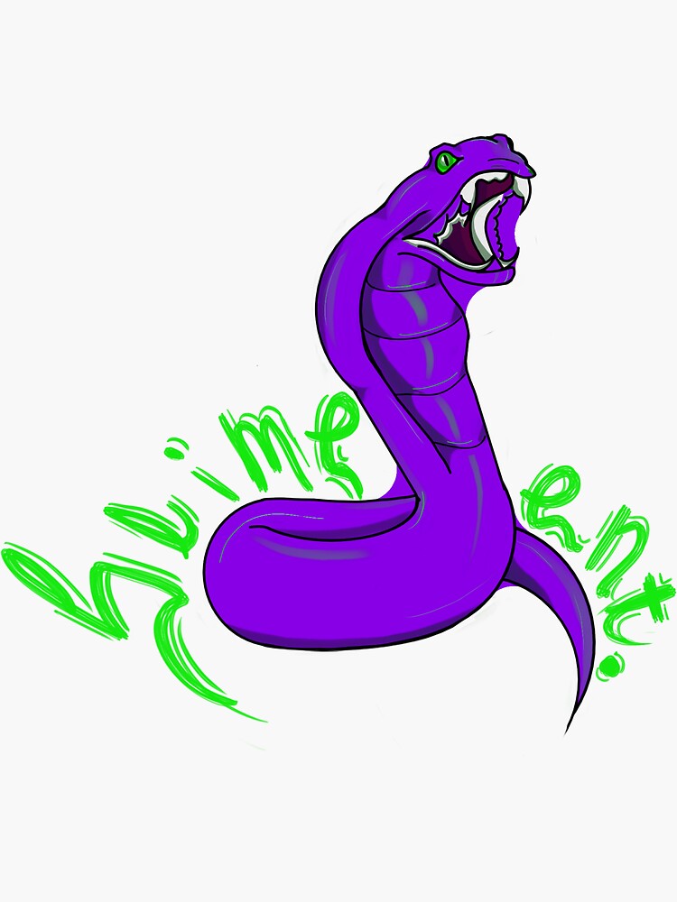 "ssssssssss" Sticker by theurbanart-co | Redbubble
