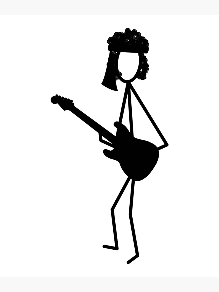 "Stickman woodstock guitar hero rock star" Poster for Sale by Taikamnua ...