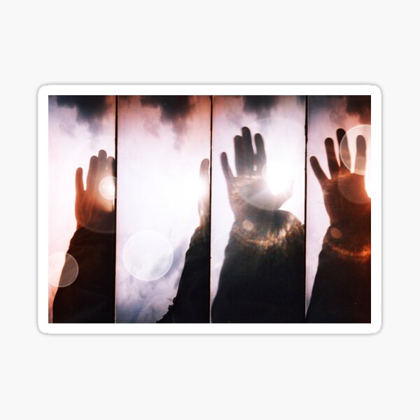 "Wave goodbye" Sticker for Sale by threeblackdots | Redbubble