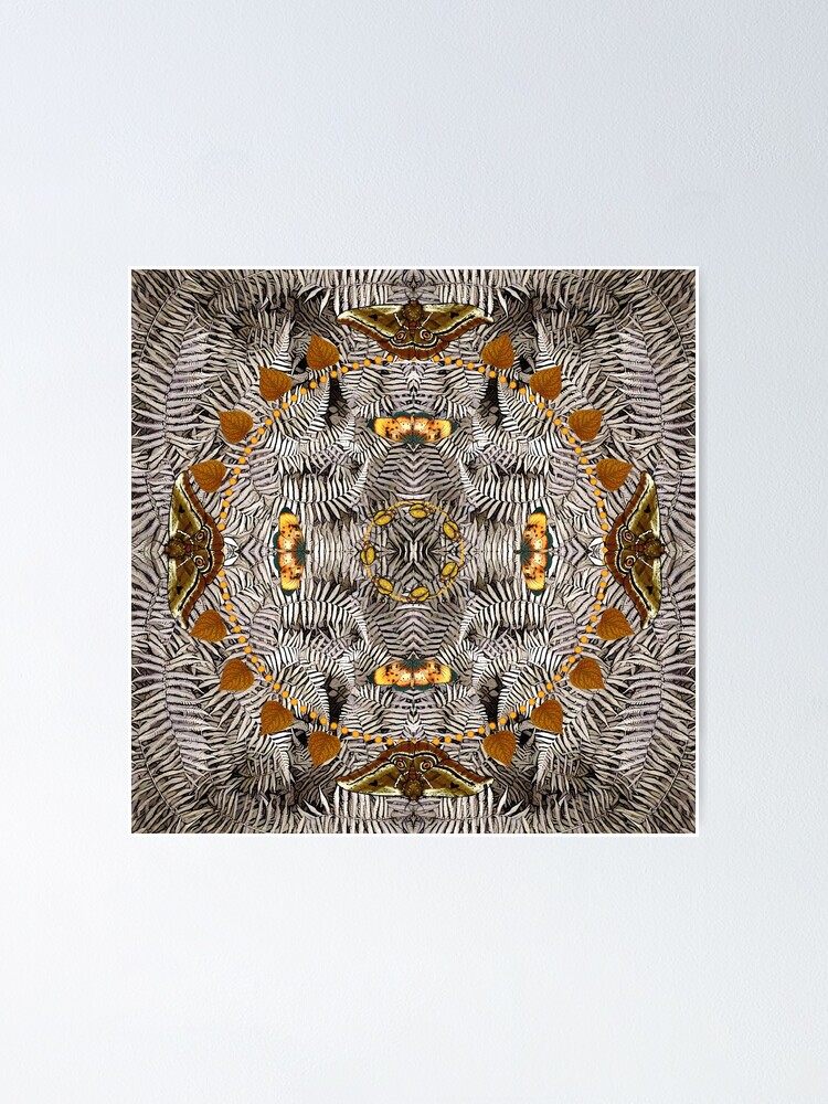 "Bracken & Bugs - Kaleidoscope" Poster by JacquiTaylor | Redbubble